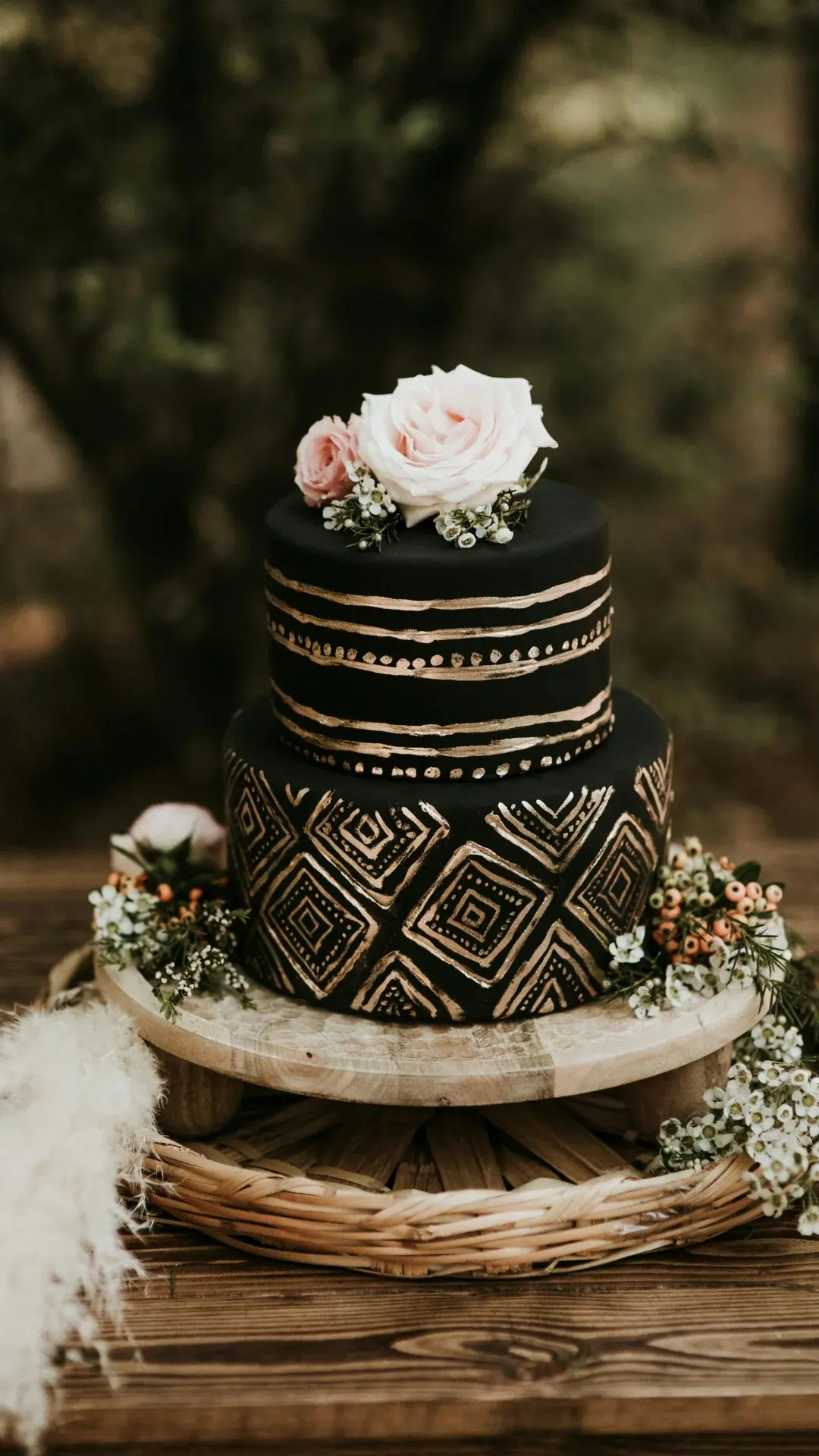 Elegant Black And Gold Cake Black & Gold Theme Cakes The Cake Mixer|